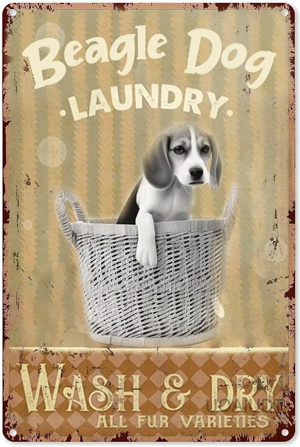Beagle Dog Laundry 1000 Pieces Wooden Jigsaw Puzzles For Adults- Wash ...