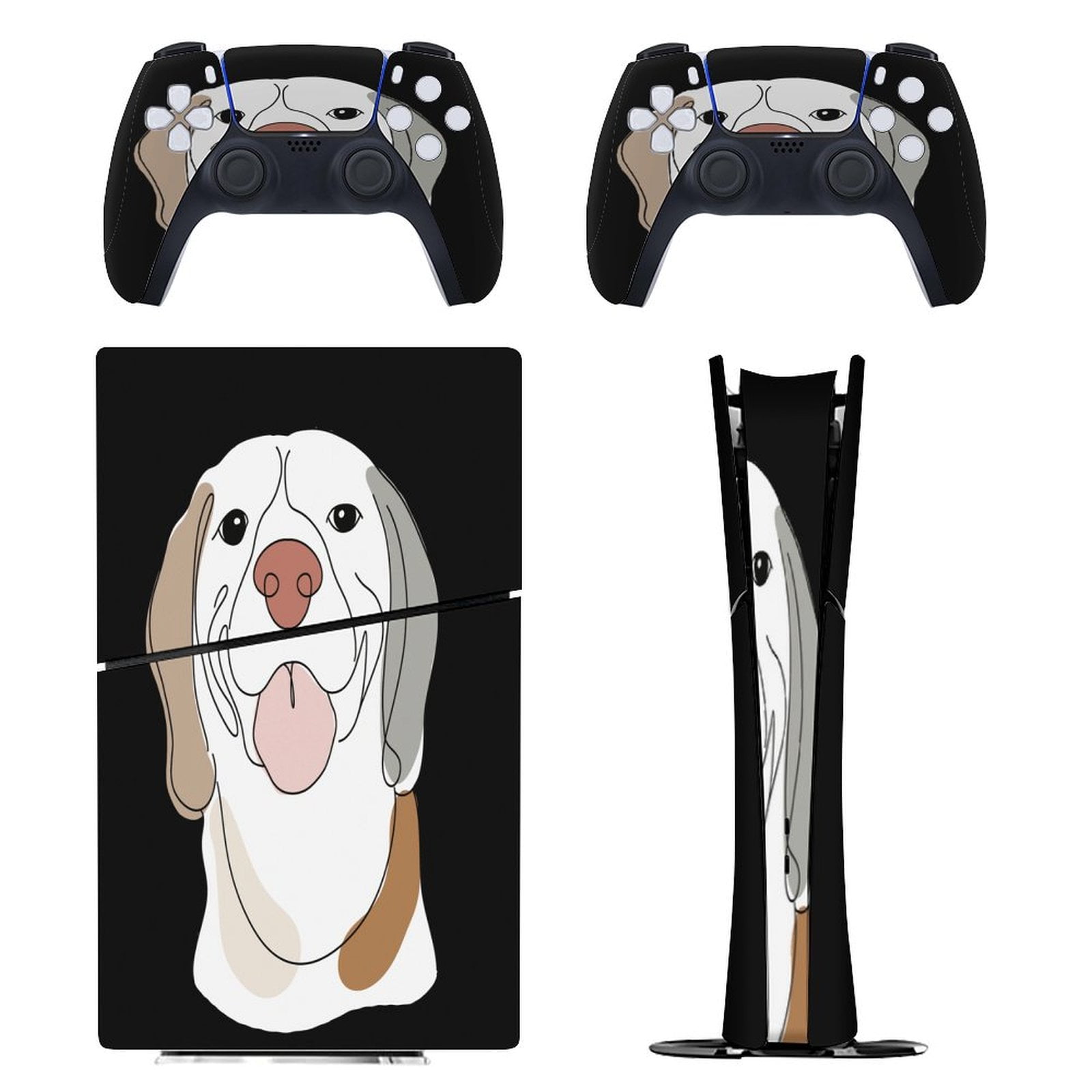 Beagle Dog PS5/PS5 Slim Digital Disc Skin Sticker For Console And ...