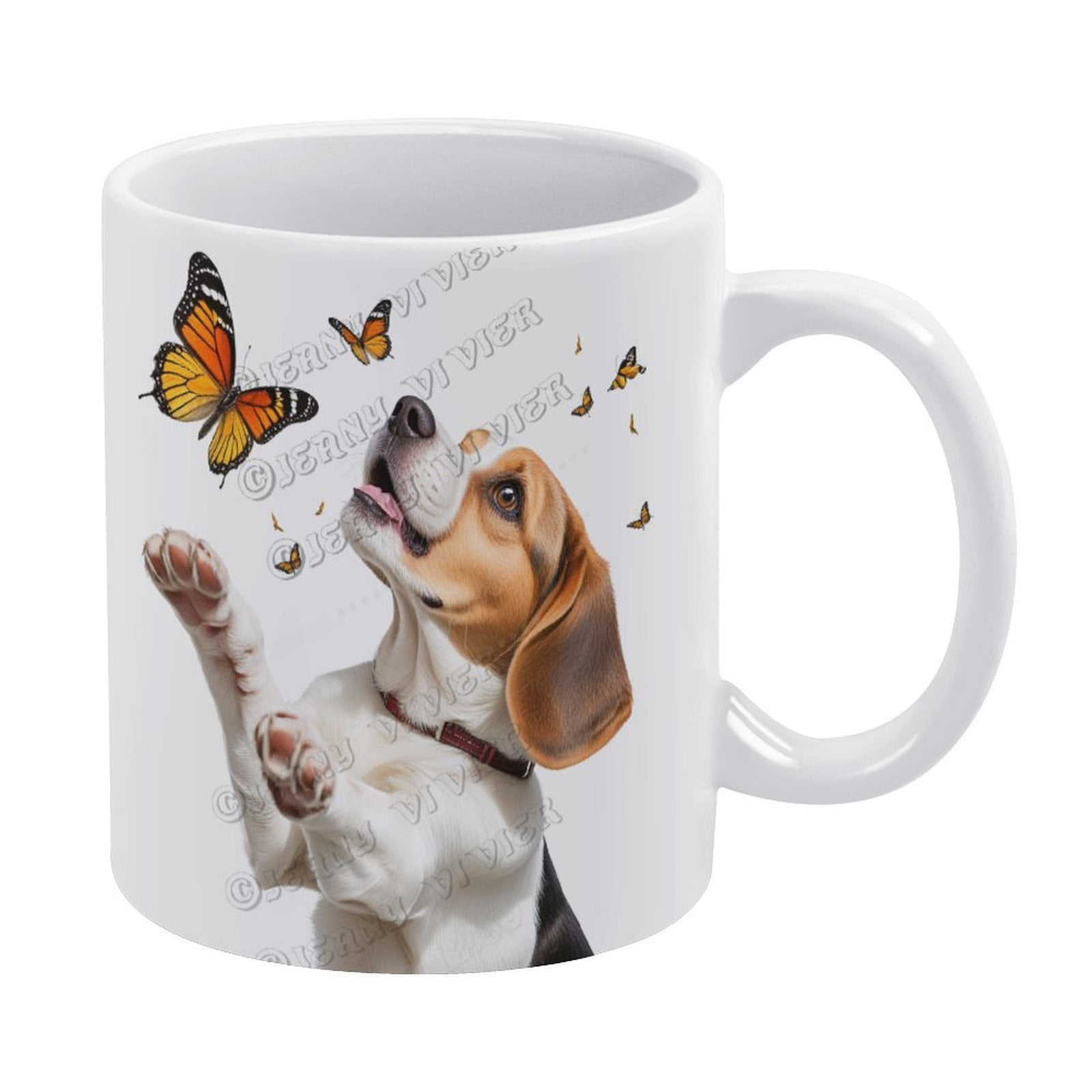 Beagle Dog Personalized Coffee Mug Gifts For Dog Dad Dog Mom, Custom ...