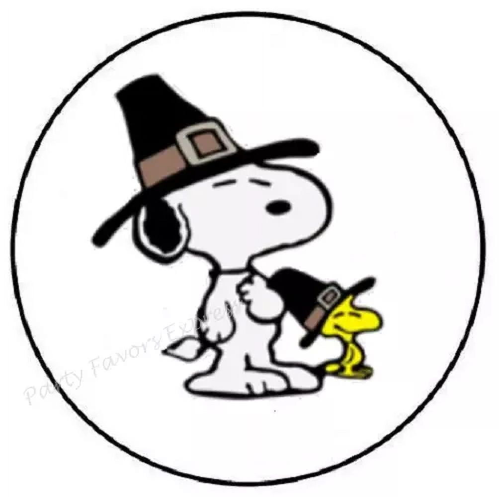 Beagle Dog Thanksgiving Sticker Party Favors Sticker Envelope Seals ...