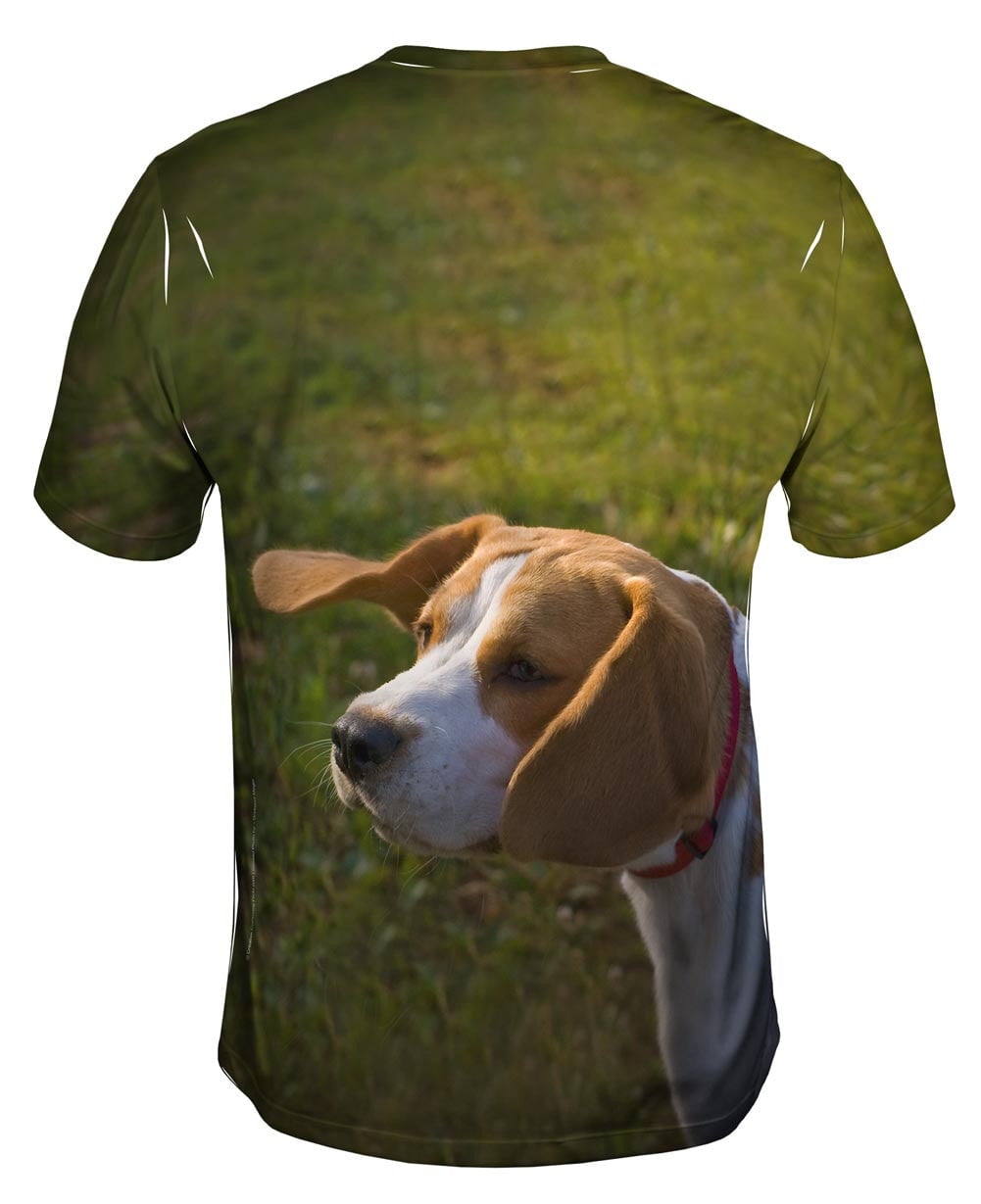 Beagle Ears Flopping Mens T-Shirt All Over Print - Walmart.com