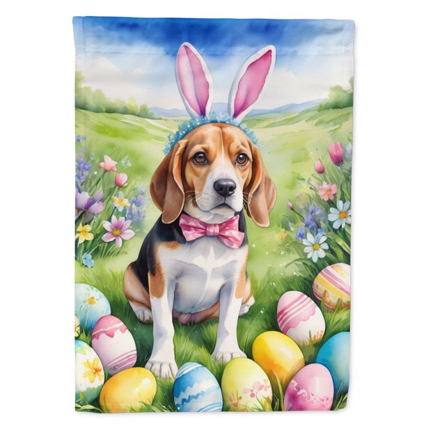 Beagle Easter Egg Hunt Garden Flag 11.25 in x 15.5 in - Walmart ...
