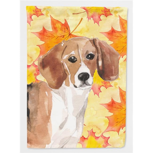 Beagle Fall Flag Canvas House - Walmart.com
