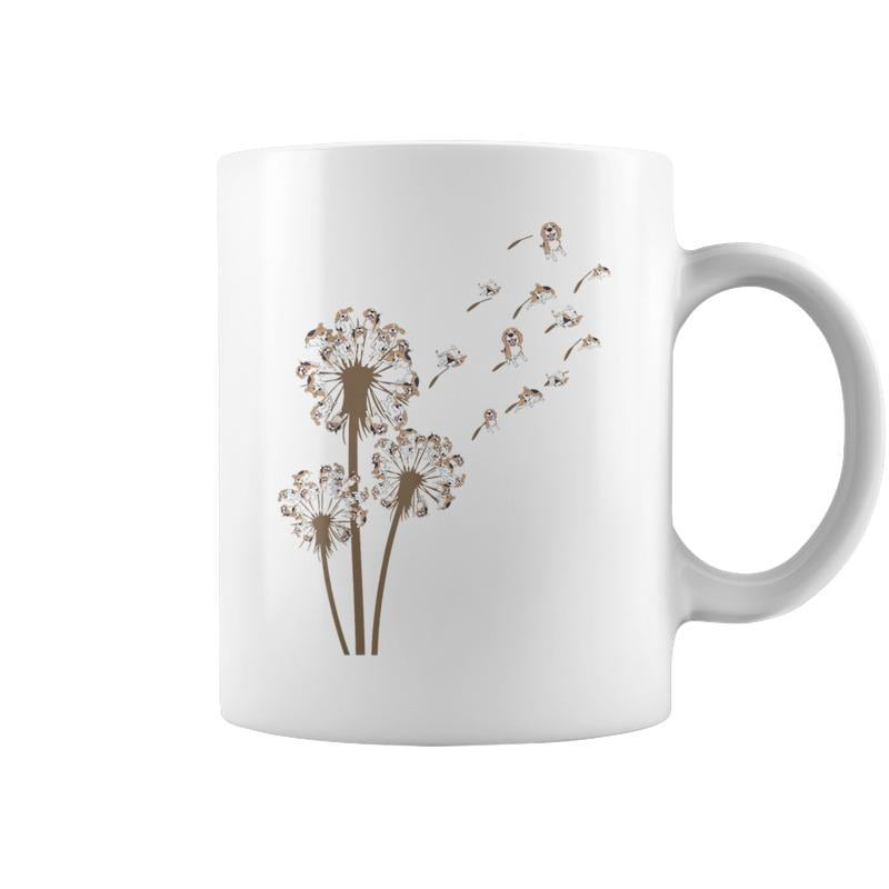 Beagle Flower Fly Dandelion Dog Lover Dog Dad Coffee Mugs - Walmart.com