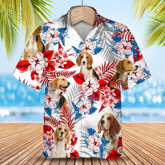 Beagle Hawaiian Shirt Gift To My Husband Dog Lovers, Dog Hawaiian ...