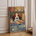 Beagle Kitchen Mediterranean Dog Croissant Portuguese Tile Bakery ...