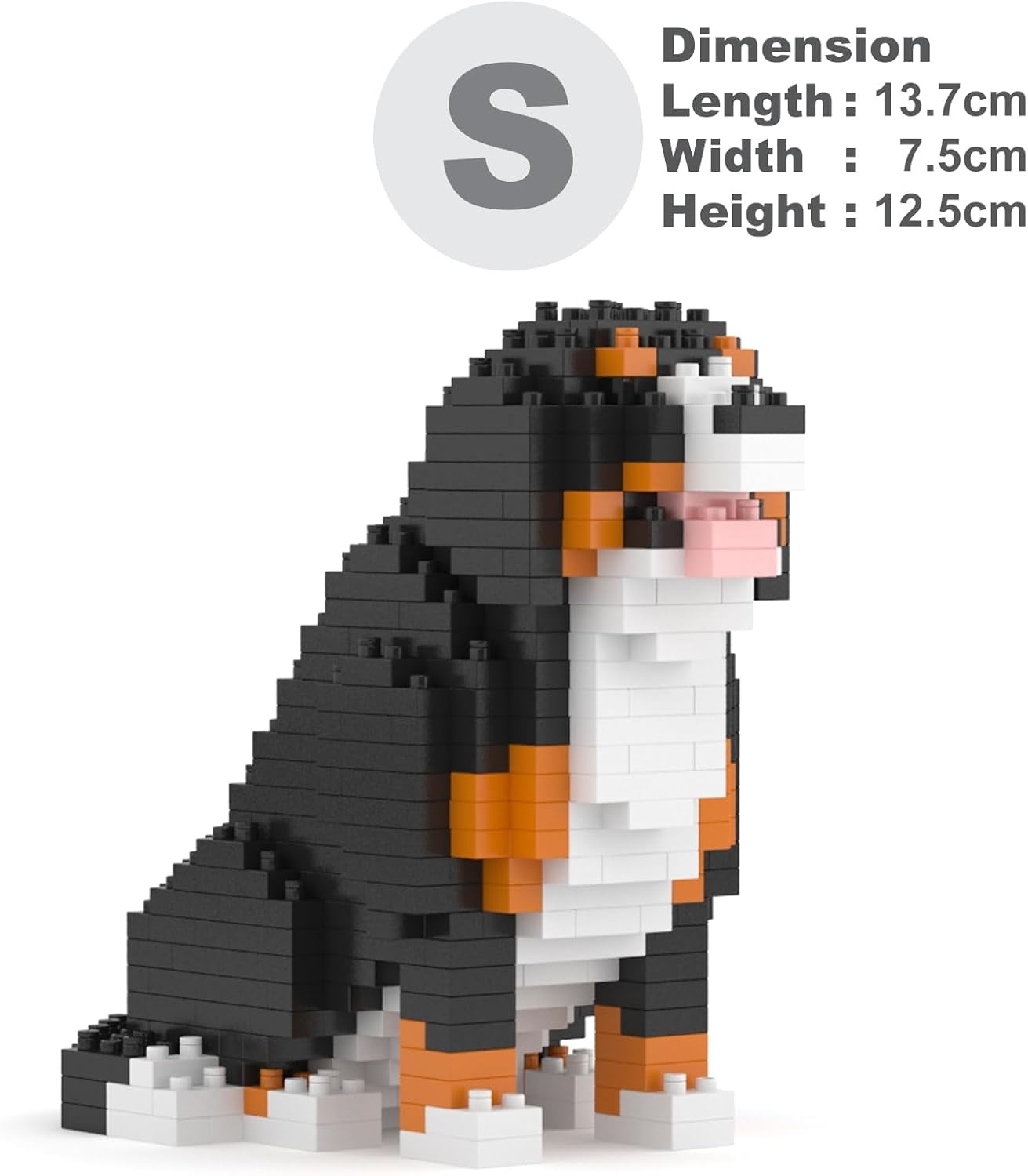 Beagle Mini 01S | Plastic Building Blocks | Size of Bernese Mountain Dog over 14 years old as ...