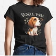 Beagle Mom Dog And Puppy Lover Classic T-shirt - Walmart.com