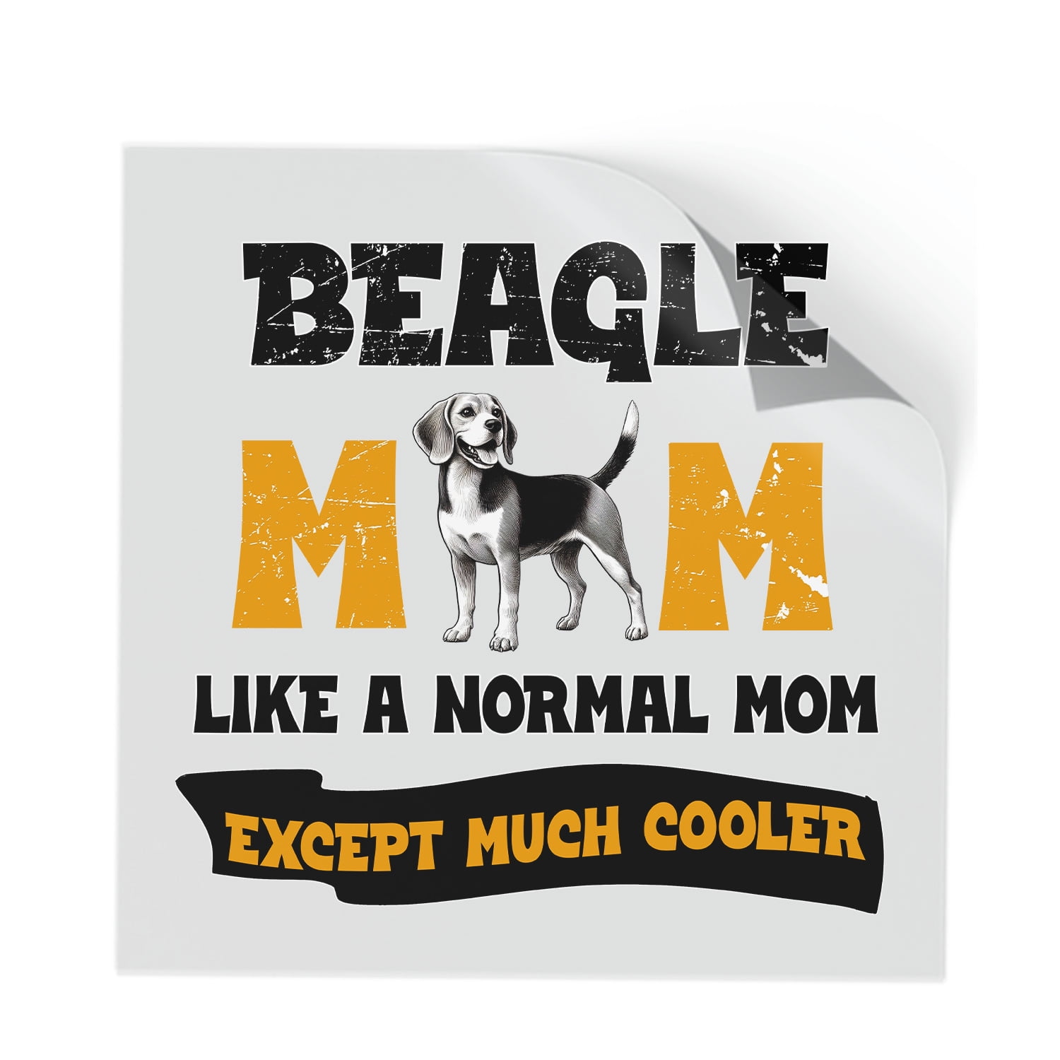 Beagle Mom Like a Normal Mom Except Much Cooler Happy Mother's Day ...