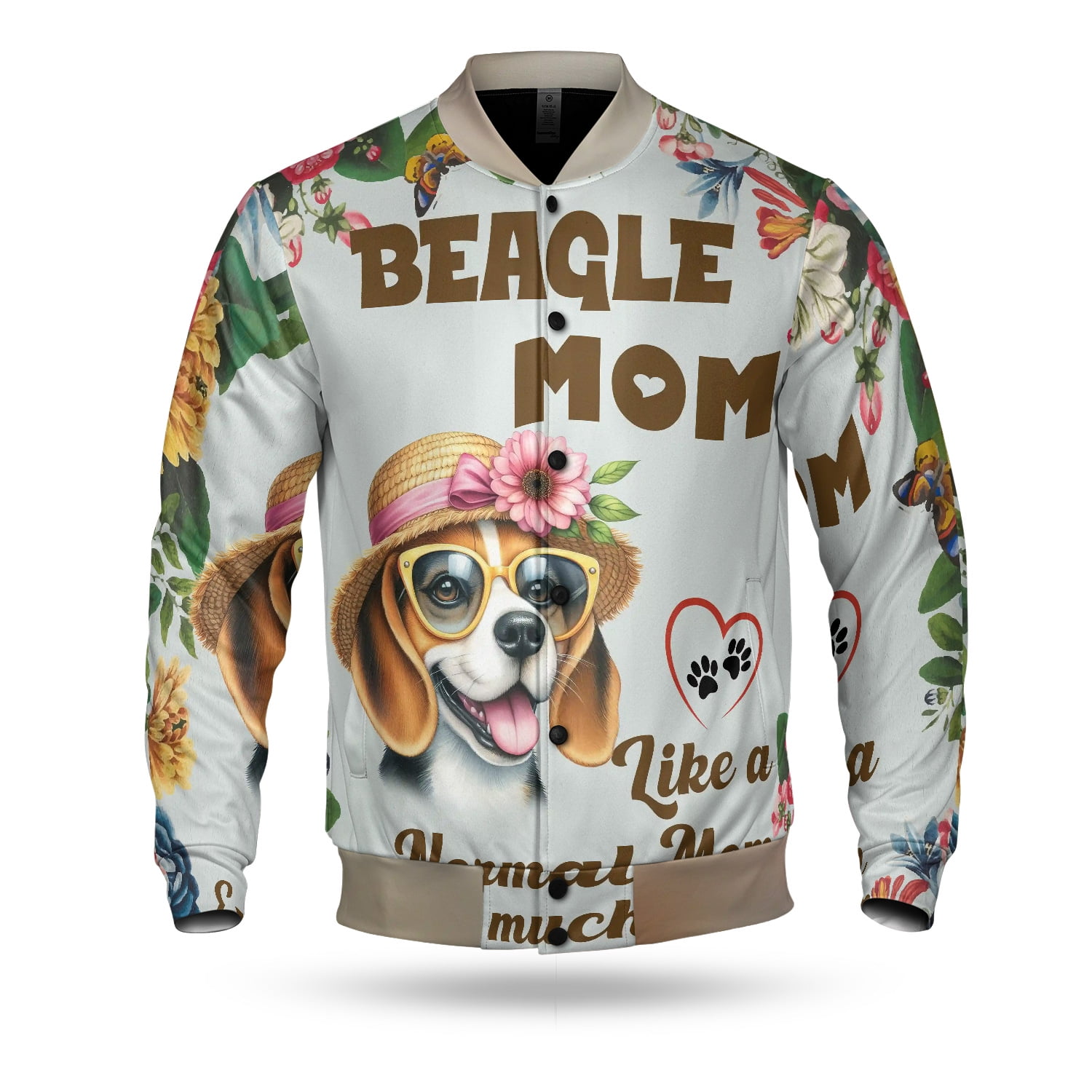 Beagle Mom Like a Normal Mom Except Much Cooler Happy Mother's Day All ...