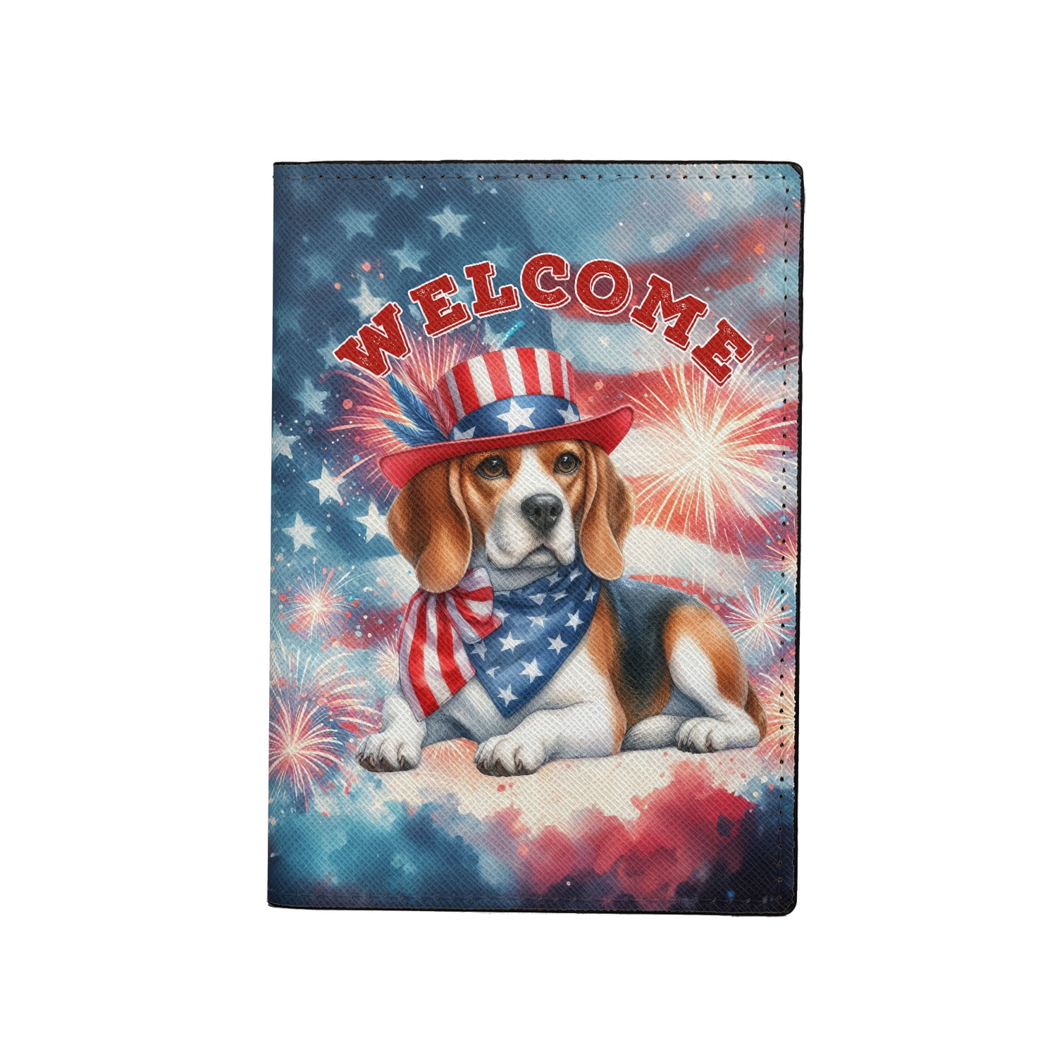 Beagle Patriotic Welcome for 4Th of July Independence Day Travel ...