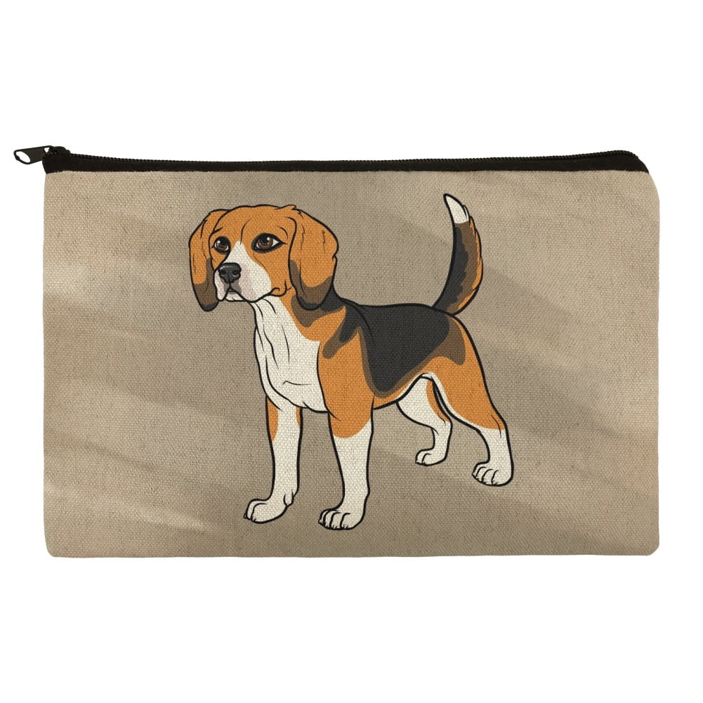 Beagle Pet Dog Pencil Pen Organizer Zipper Pouch Case - Walmart.com