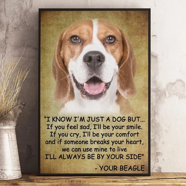 Beagle Poster, Poster, Beagle I Know I'M Just A Dog But, Beagle Poster ...