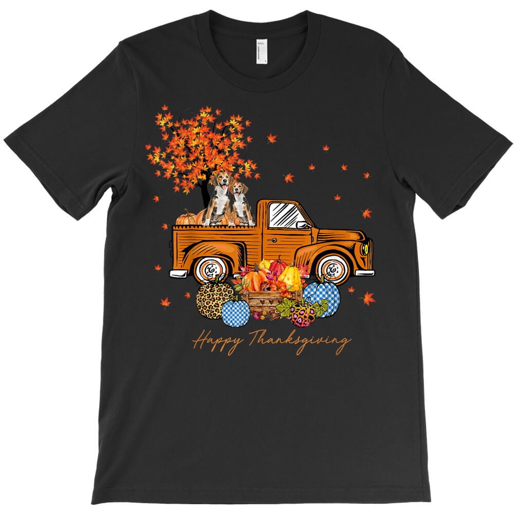 Beagle Pumpkins Truck Leaf Autumn Fall Thanksgiving, Animal G16603 ...