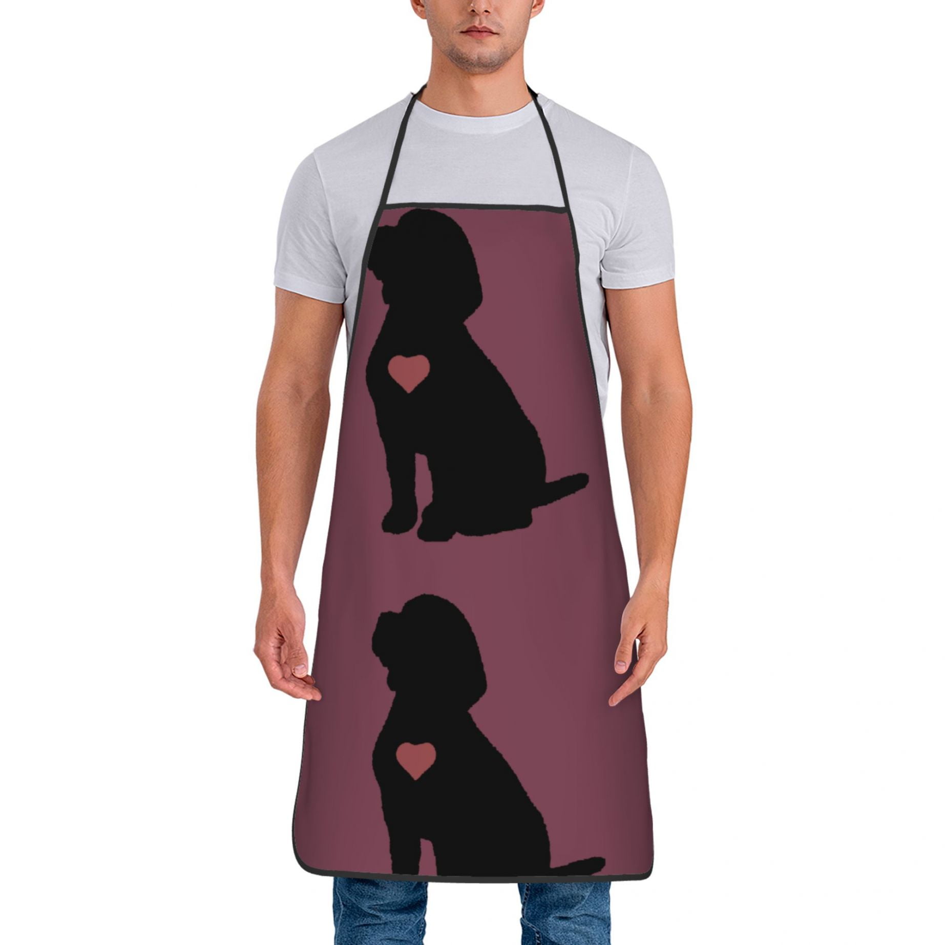 Beagle Puppy Dog Aprons for Women Men Waterproof Apron Kitchen Chef ...