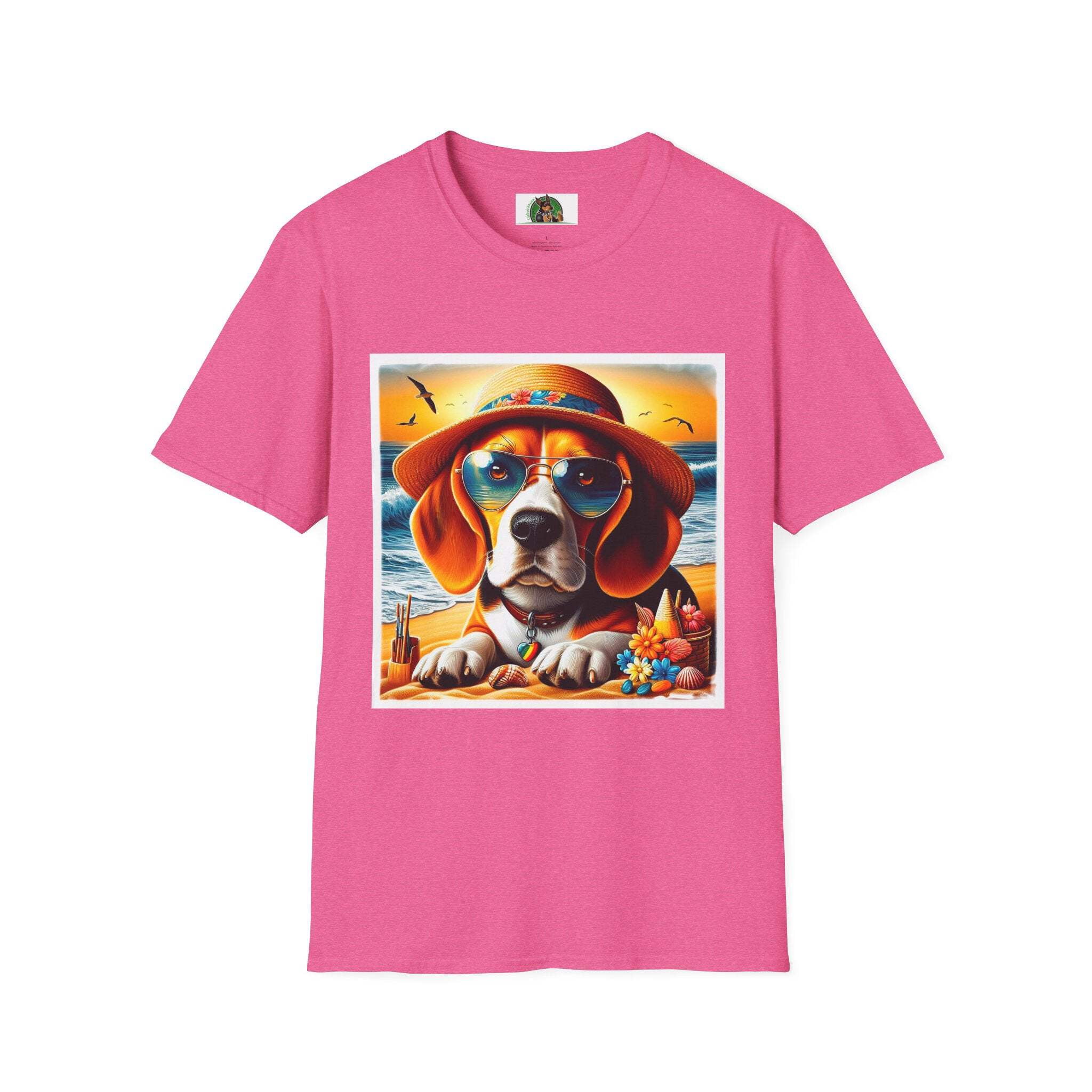 Beagle Sun Hat T-Shirt - Walmart.com