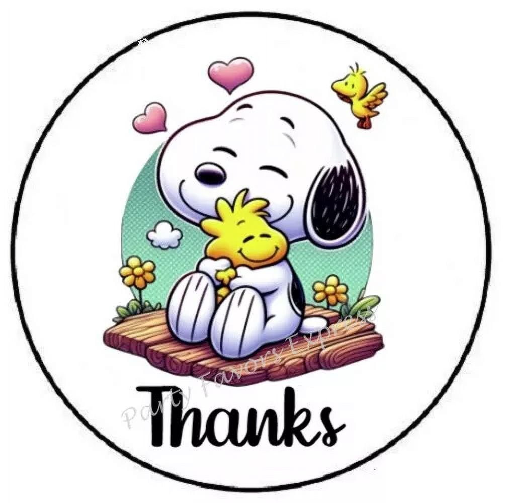 Beagle Thank You Thanks Sticker Party Favors Sticker Envelope Seals ...
