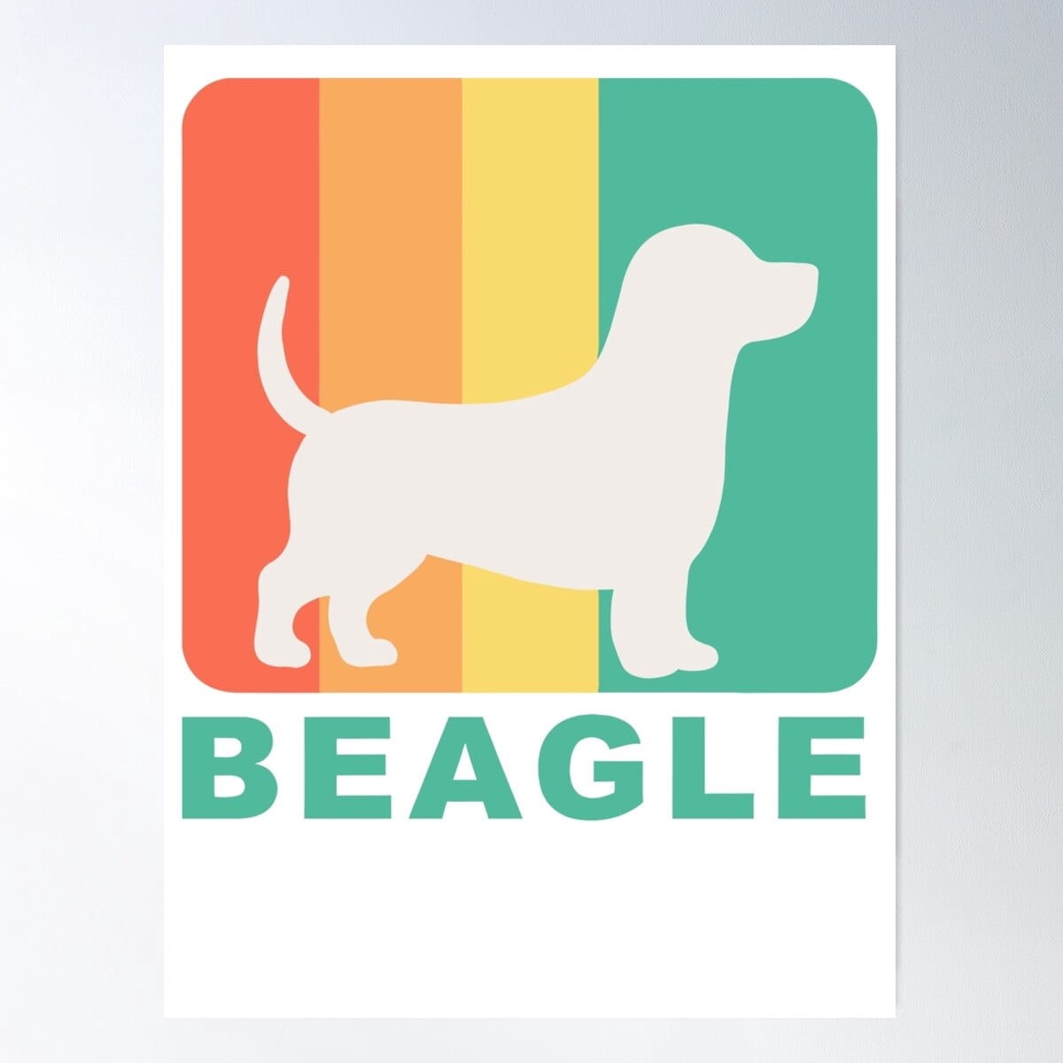 Beagle Vintage Beagle Dog Poster, 24x36 UNFRAMED - Walmart.com
