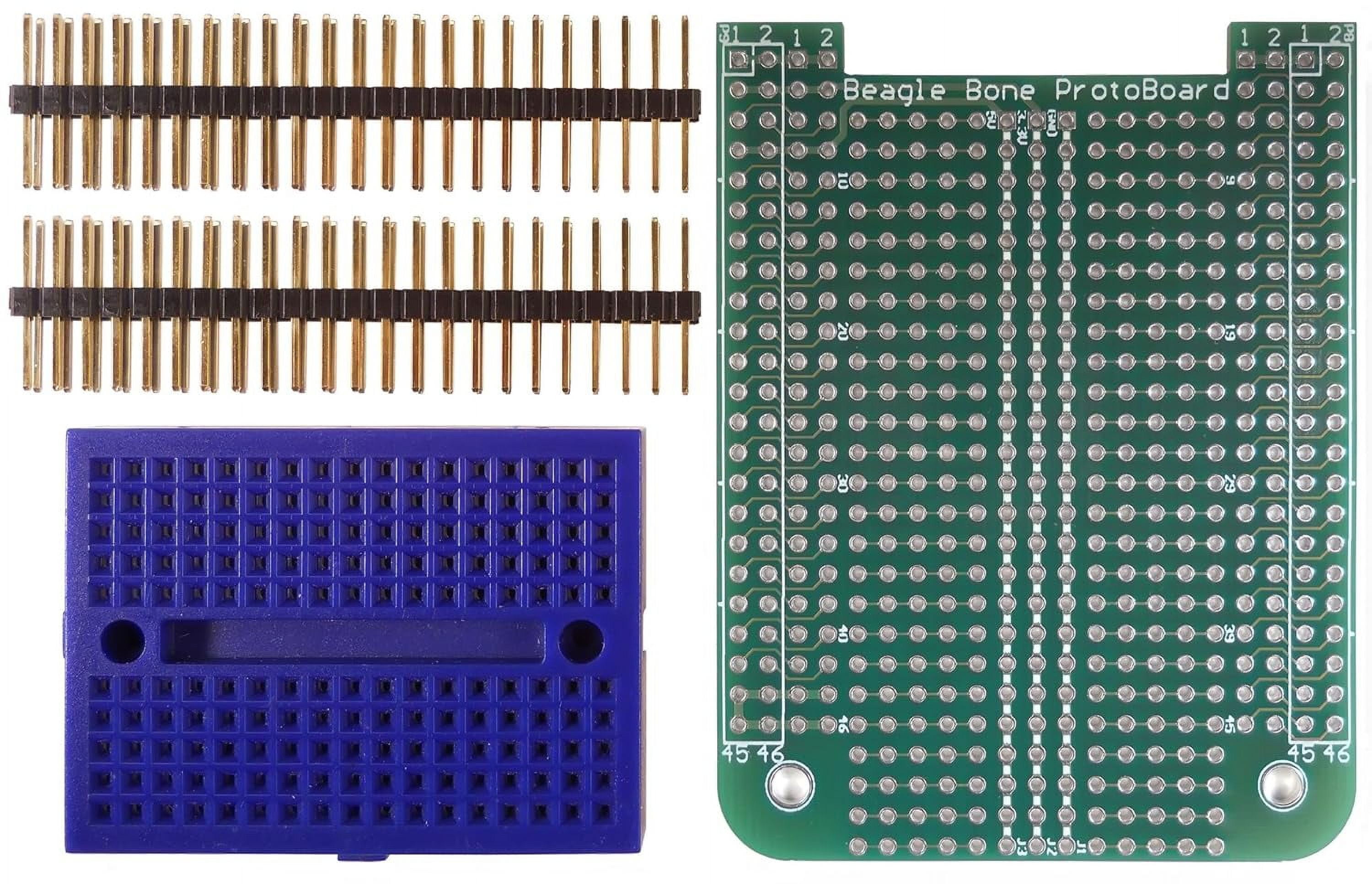 Beaglebone Through Hole Prototyping Cape(Board With Headers And ...