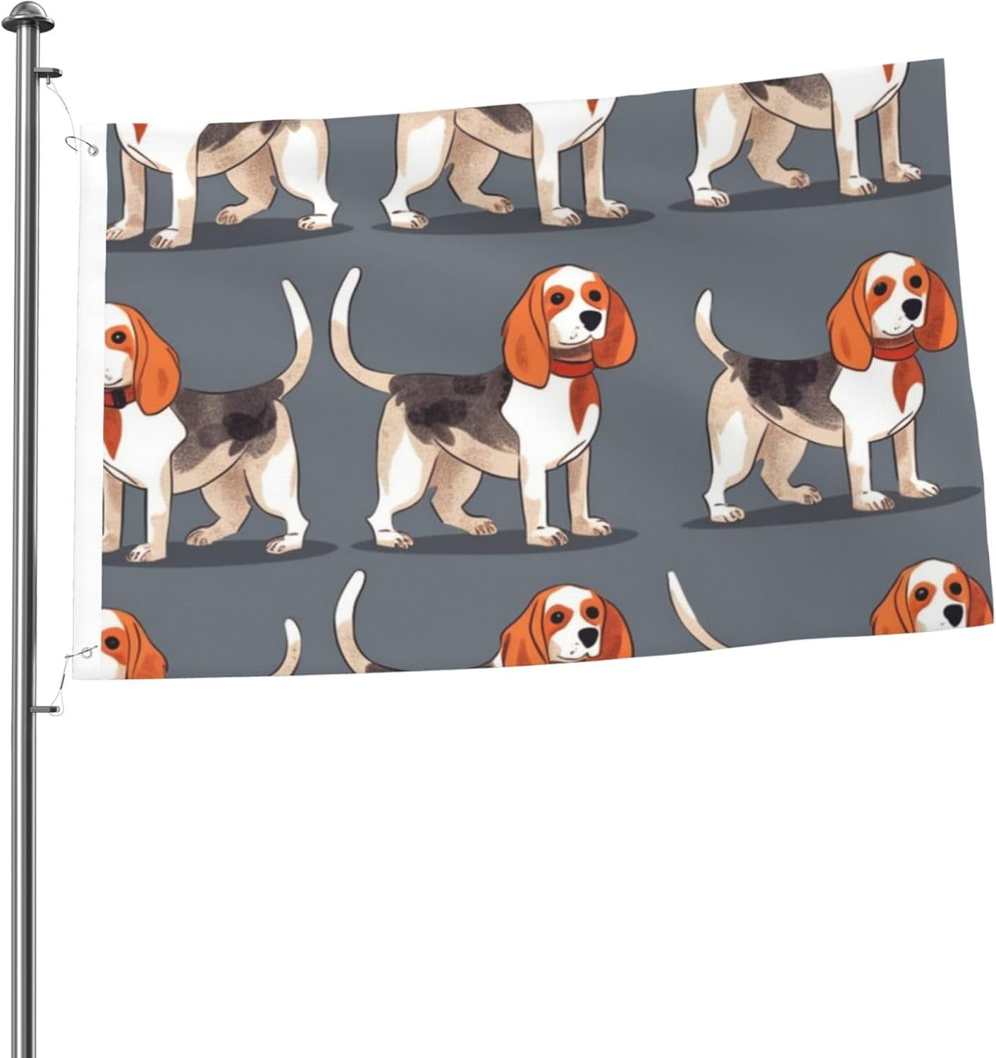 Beagles pattern Garden Flags Holiday Banner with Brass Grommets Large ...