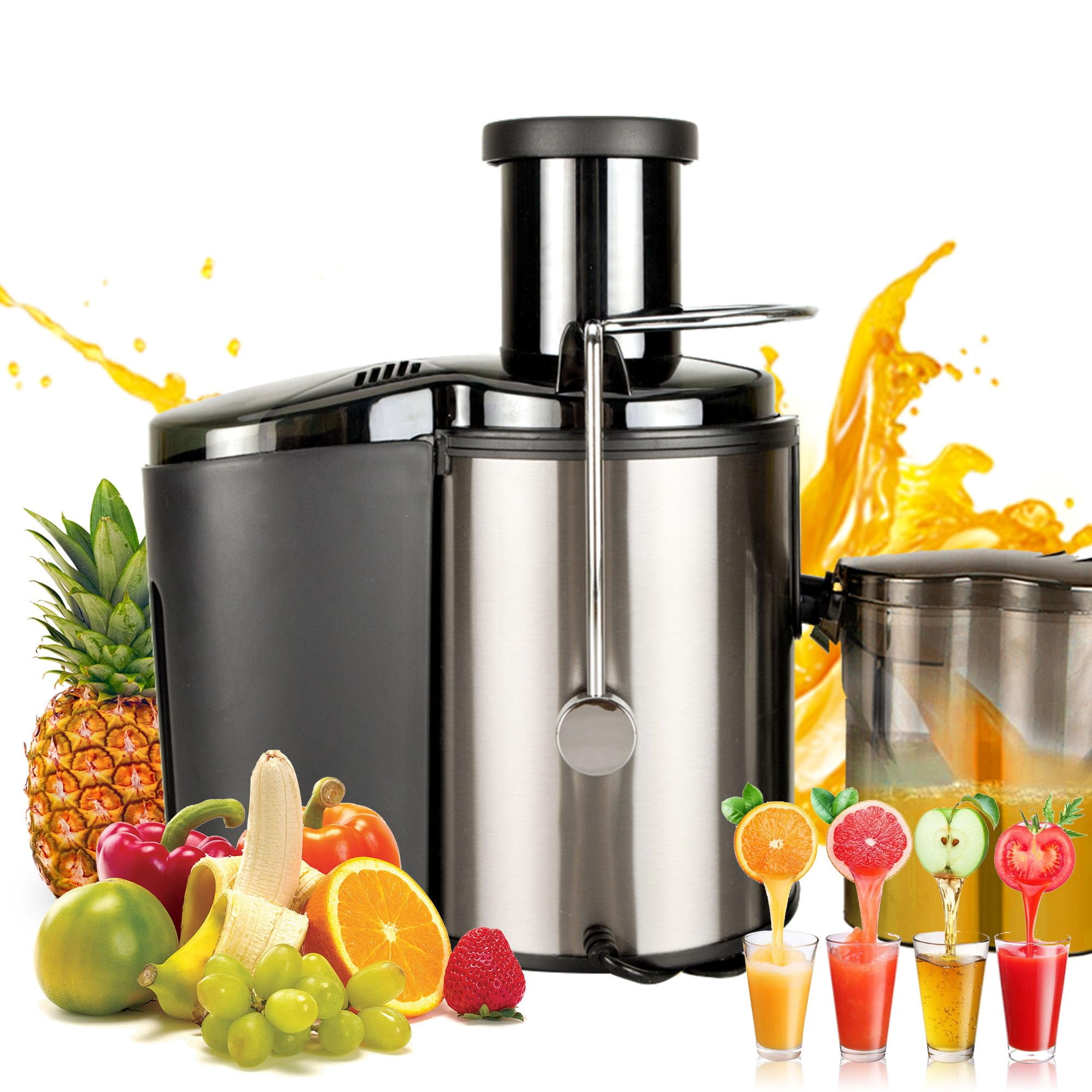 Beainbox Juicer Machine, 800W Electric Juice Extractor with 1500ml ...