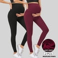 Beaisland Women's Maternity Leggings over The Belly Pregnancy Yoga ...