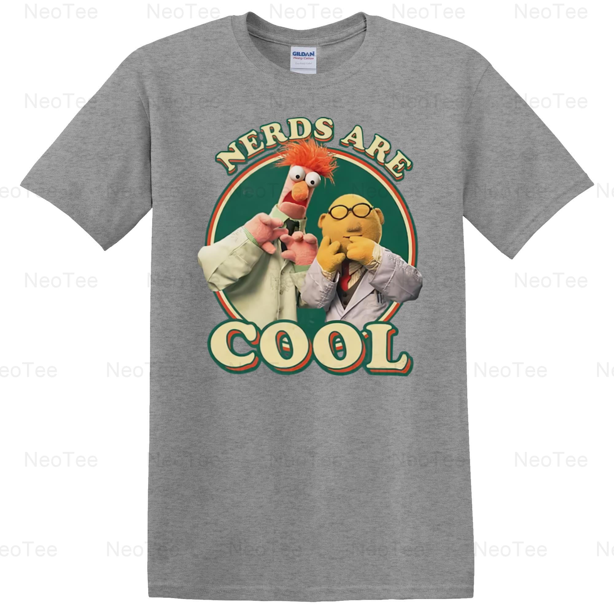 Beaker And Bunsen Nerds Are Cool Muppet Show Funny Science Lab Geek Tee ...