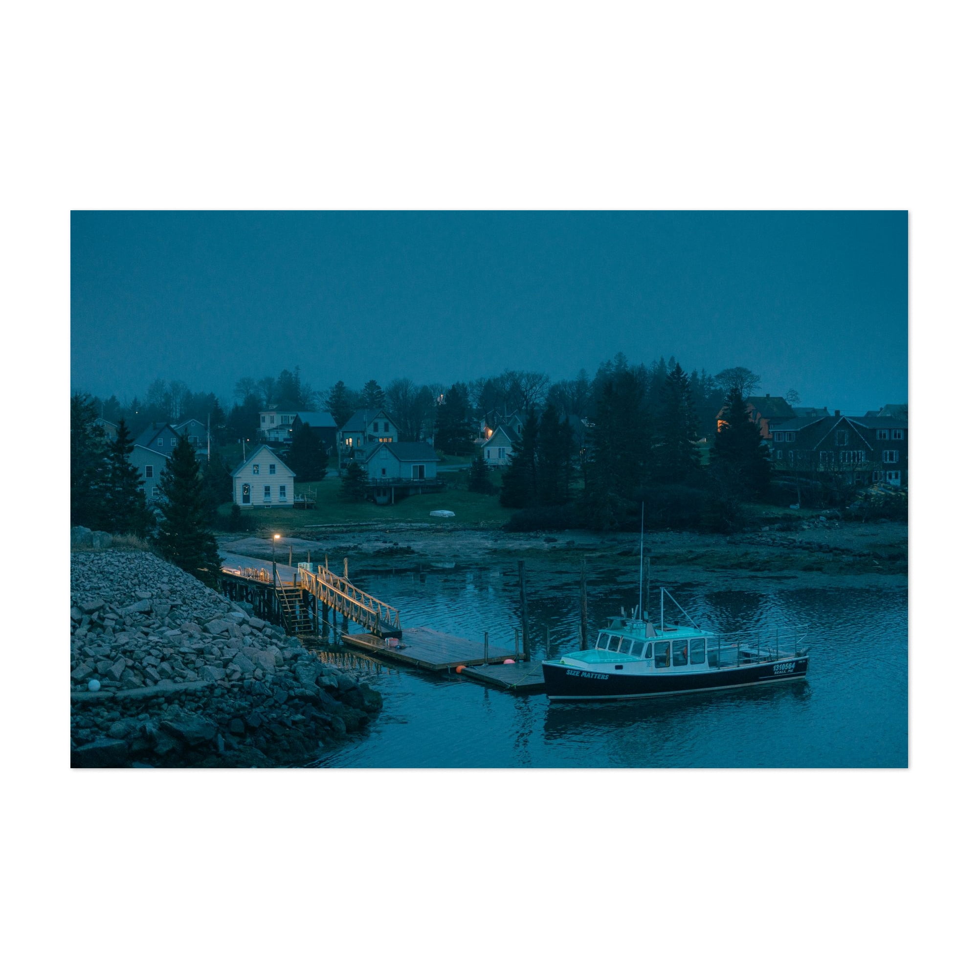 Beals Island Blues - Beals Maine Photography Harbor Boat Coastal Scenic ...