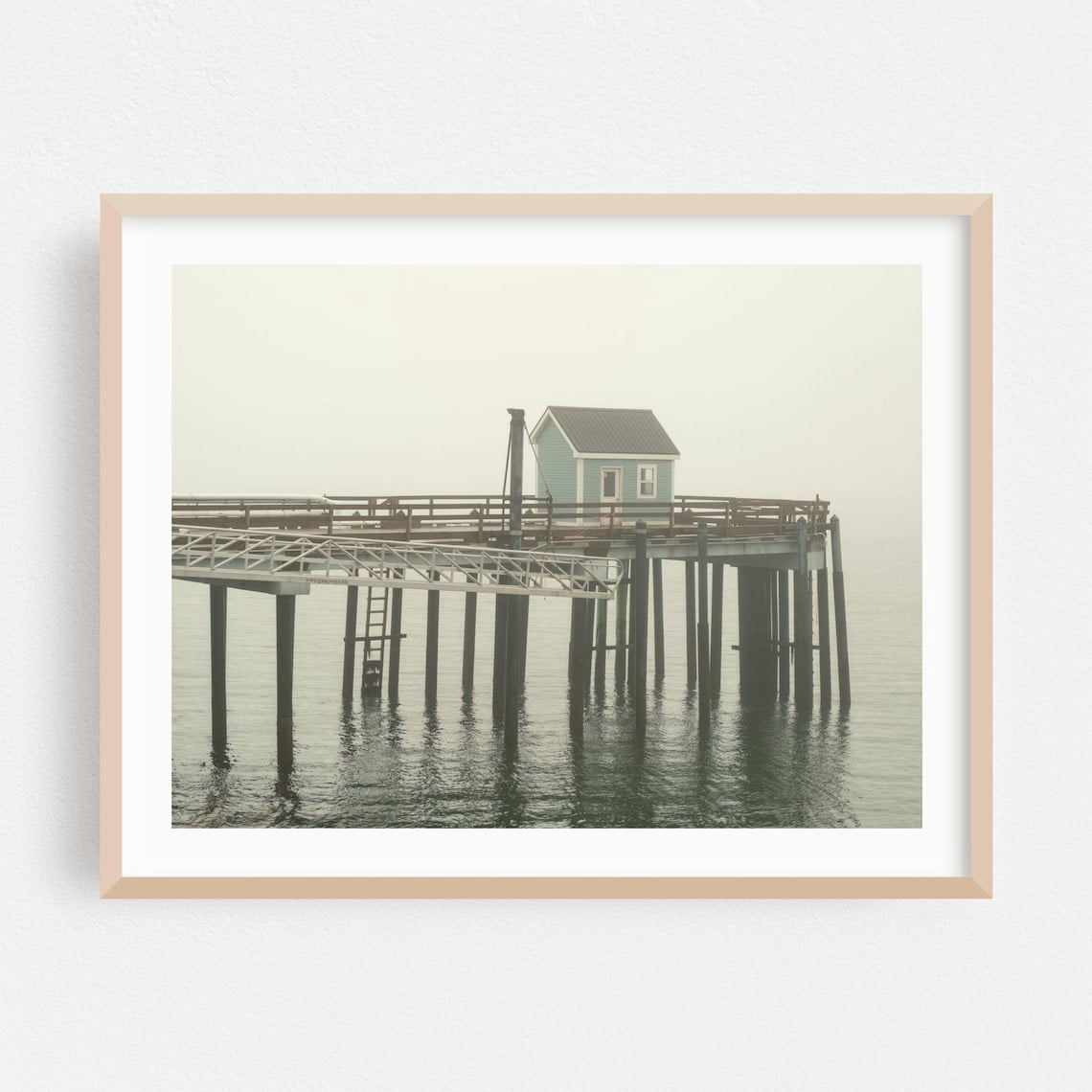 Beals Maine Harbor Art Coastal Minimalist Beach House Fine Art Ocean ...