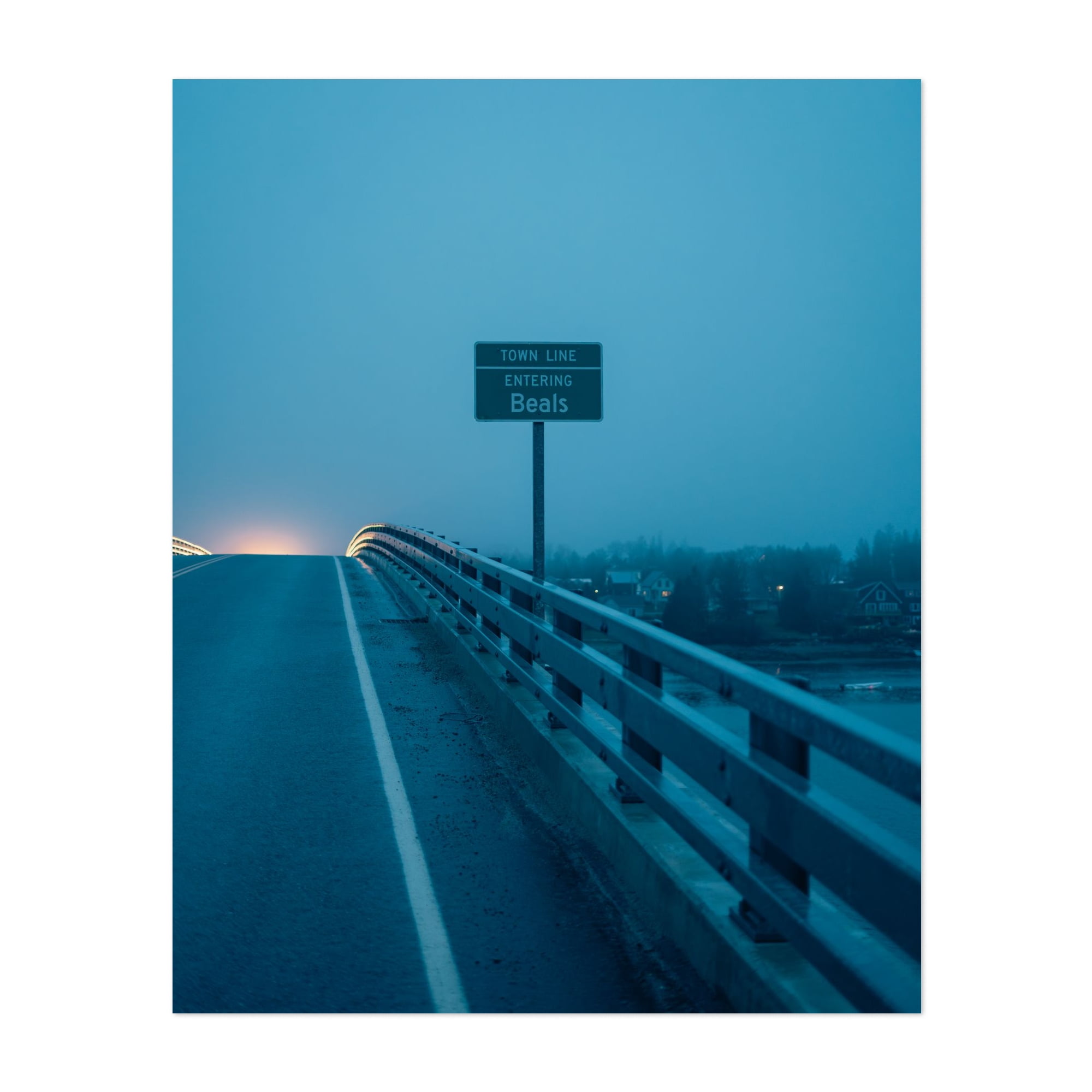 Beals Town Line - Beals Maine Photography Unframed Wall Art Print 8 x ...