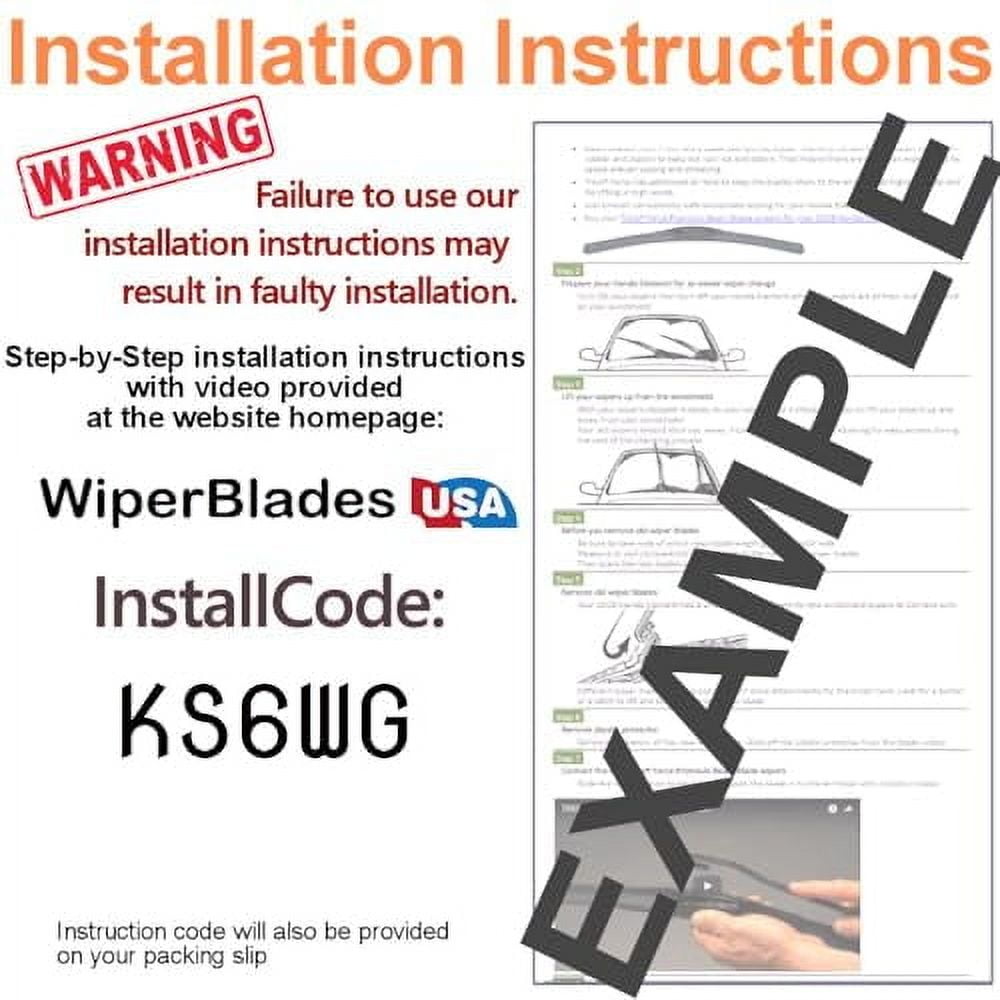 Beam Blade Wipers Replacement Set for 2018 Toyota Highlander w/Rear ...