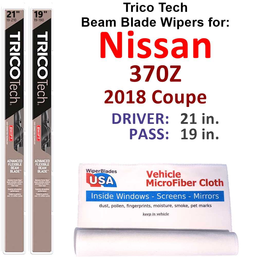 2018 Nissan 370Z Beam Blade Wipers (Set of 2) - Walmart.com