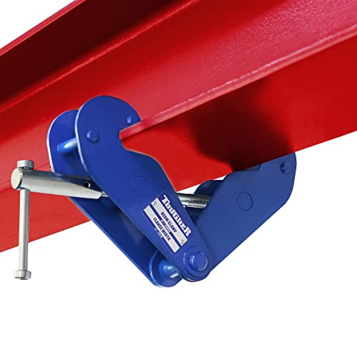 Beam Clamp, 6600lbs/3ton Capacity I Beam Lifting Clamp 3.1-12.6Inch Opening Flange Width Range ...