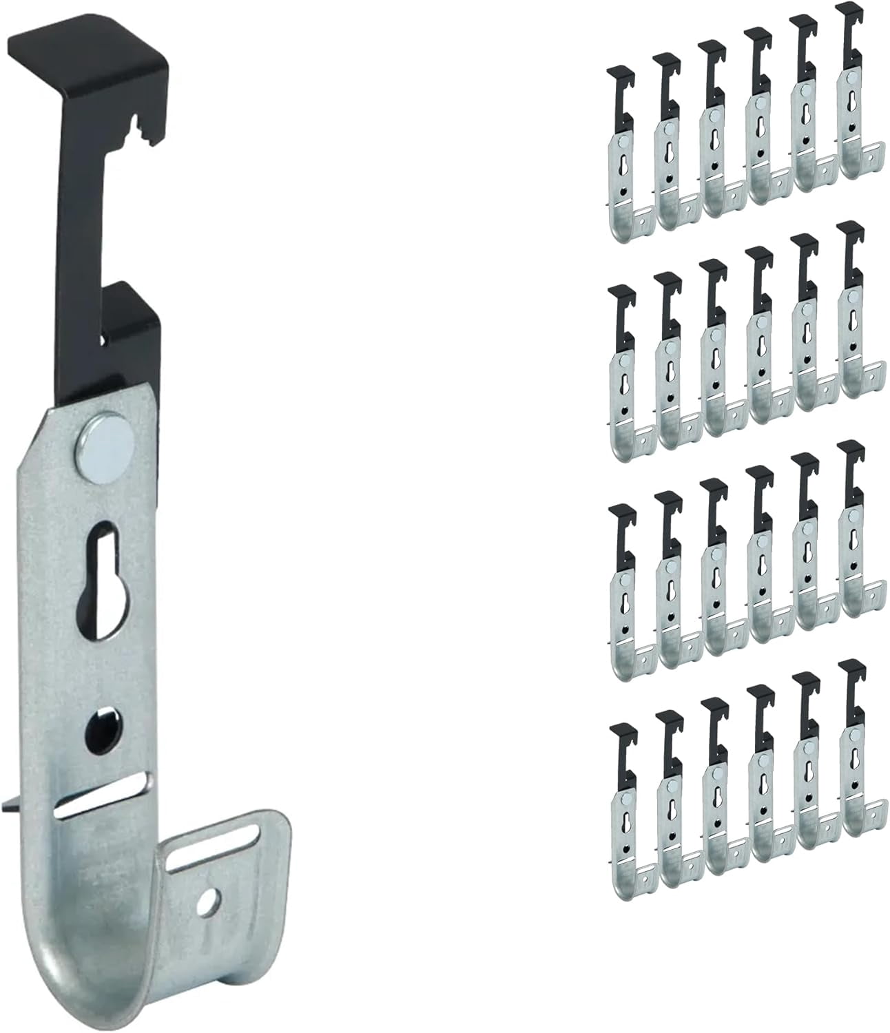 Beam Clamp J Hook with Retainer Clip - Galvanized Cable Management ...
