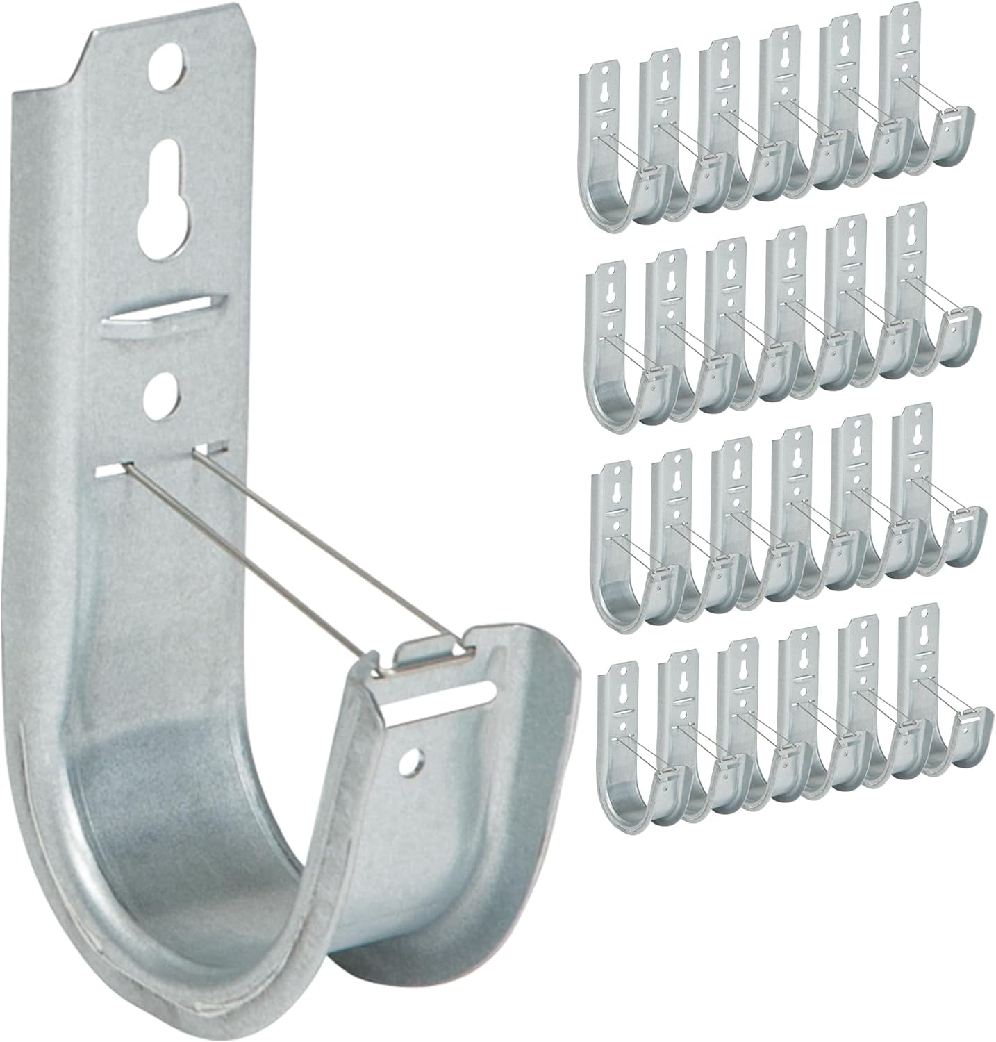 Beam Clamp J Hook with Retainer Clip - Galvanized Cable Management ...