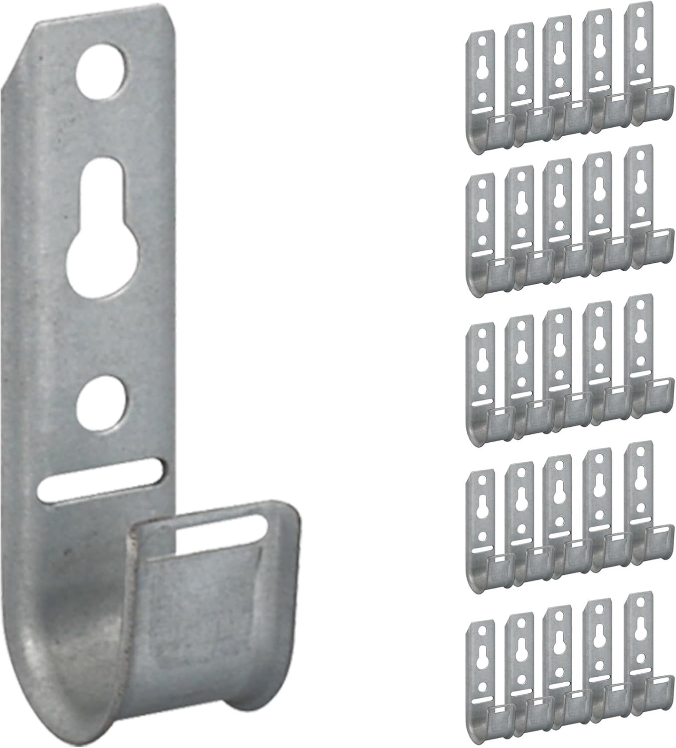 Beam Clamp J Hook with Retainer Clip - Galvanized Cable Management ...