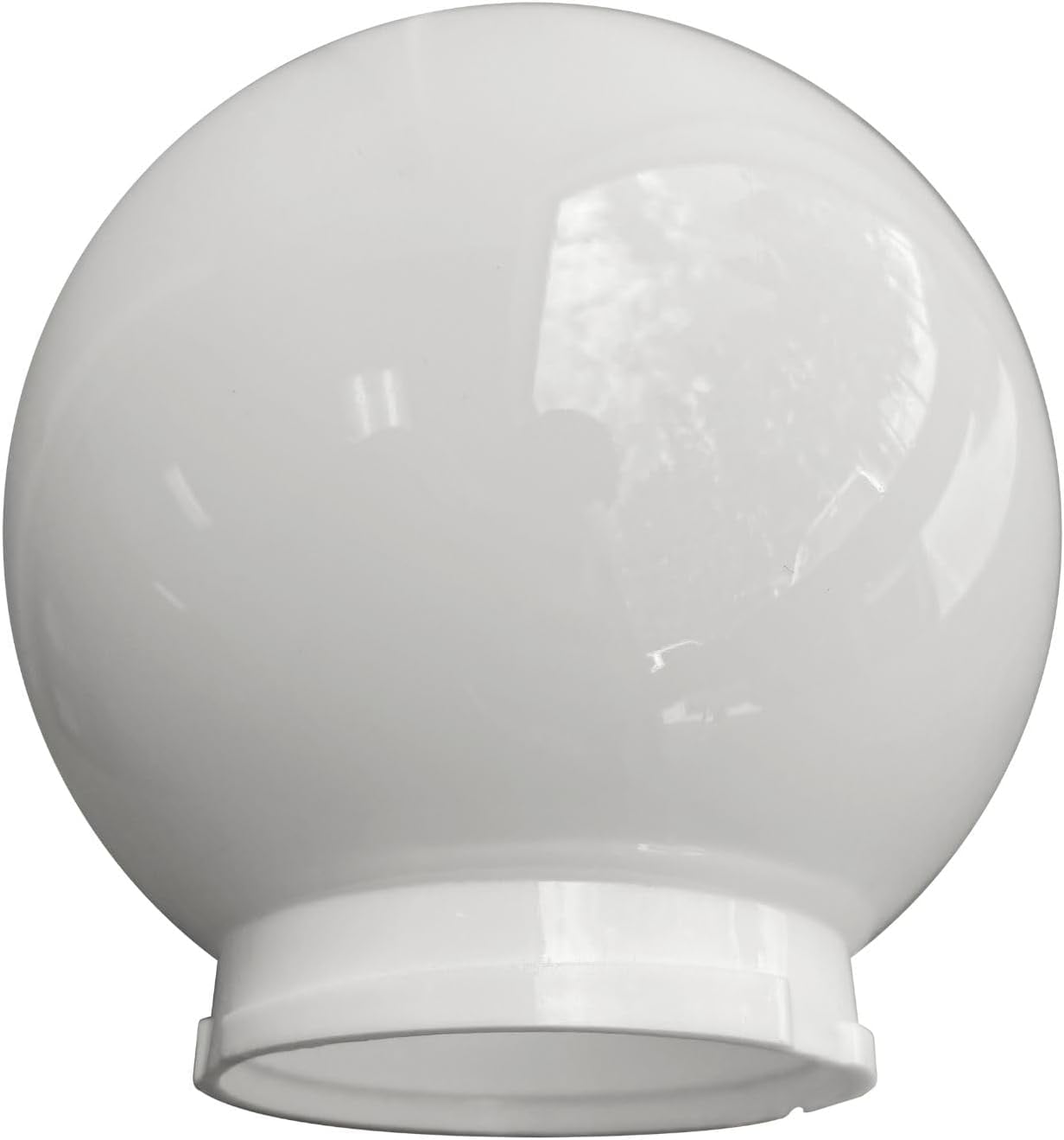 Beam Lighting 6-inch White Acrylic Replacement Globe - Cover for ...