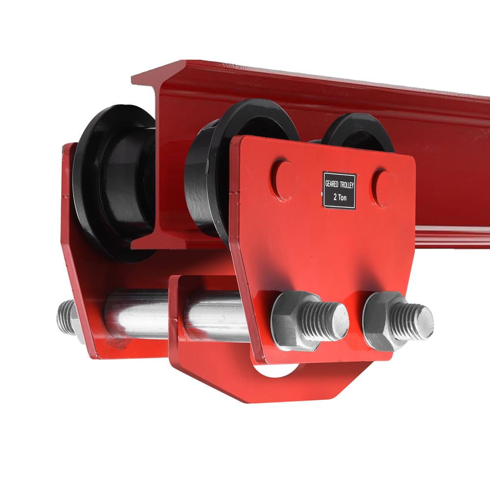 Beam Trolleys, Heavy Duty 4 Wheels Unistrut Trolley, 4400 Lbs Load ...