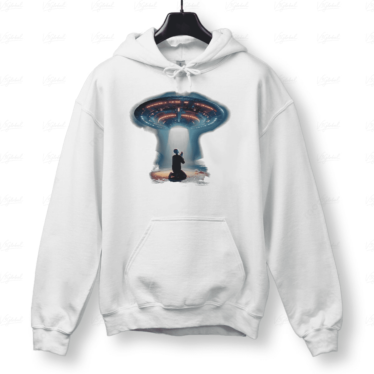Beam Up Funny Alien UFO Space Take Me Away Hoodie for Men & Women, up ...