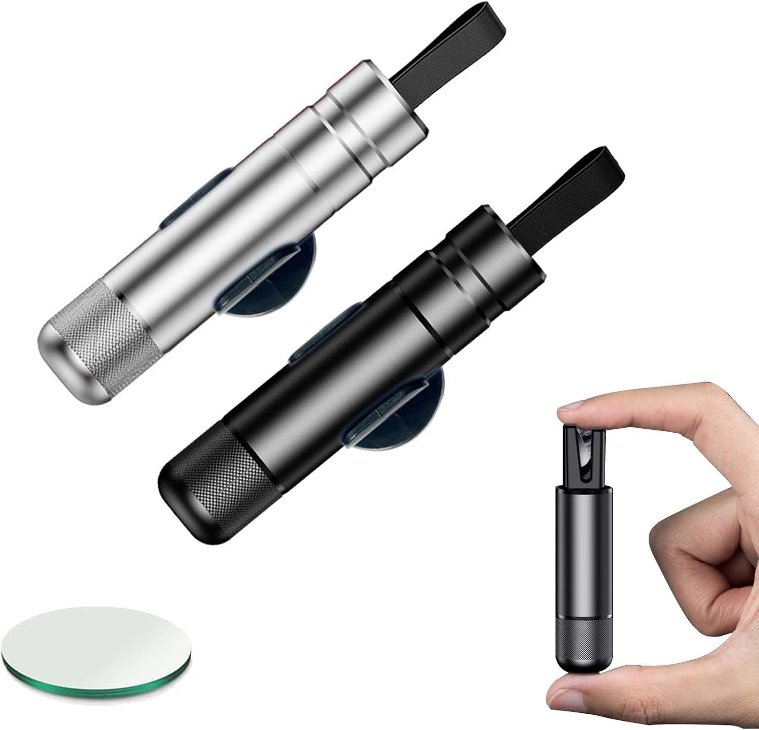 Beamlab Hammer, Beamlab Life Hammer, Car Escape Tools for Land and Underwater (2PCS,Black+Silver ...