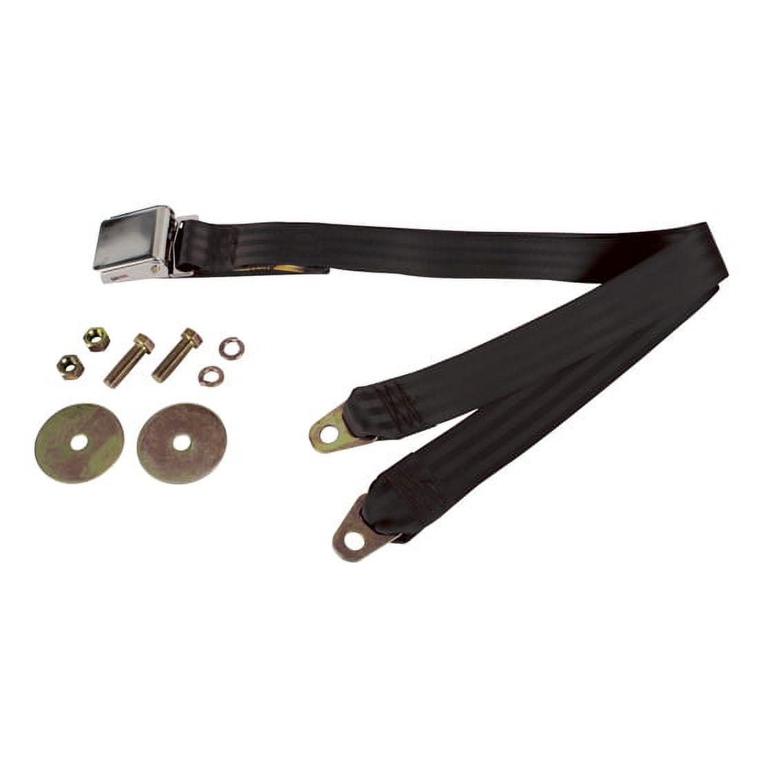 Beams Chrome Lift Latch Lap Adjustable DOT Approved Seat Belt, Maroon ...