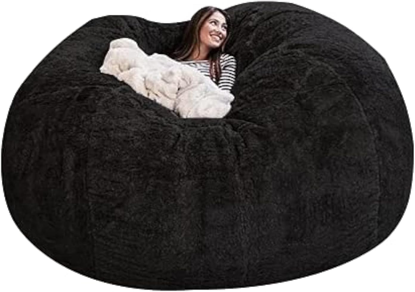 Bean Bag,Big Huge Giant Bean Bag Chair for Adults, (No Filler) Bean Bag ...