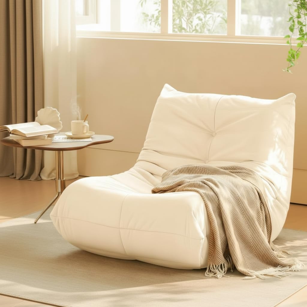 Bean Bag Chair for Adults,Large Bean Bag Sofa Reading Corner Sofa ...