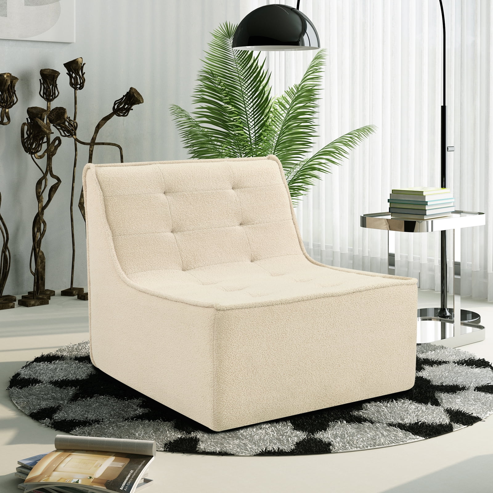 Bean Bag Chair for Adults, Sofa with Ergonomic Design, Reading Chair ...