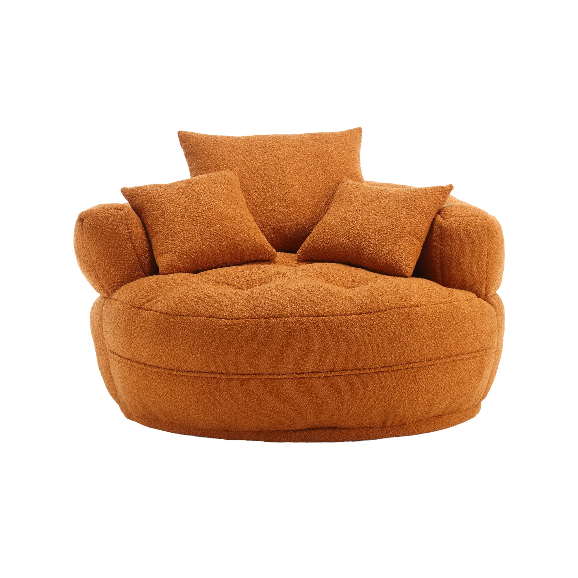 Bean Bag Chair COOLMORE Chenille Sponge single sofa,No Assembly ...