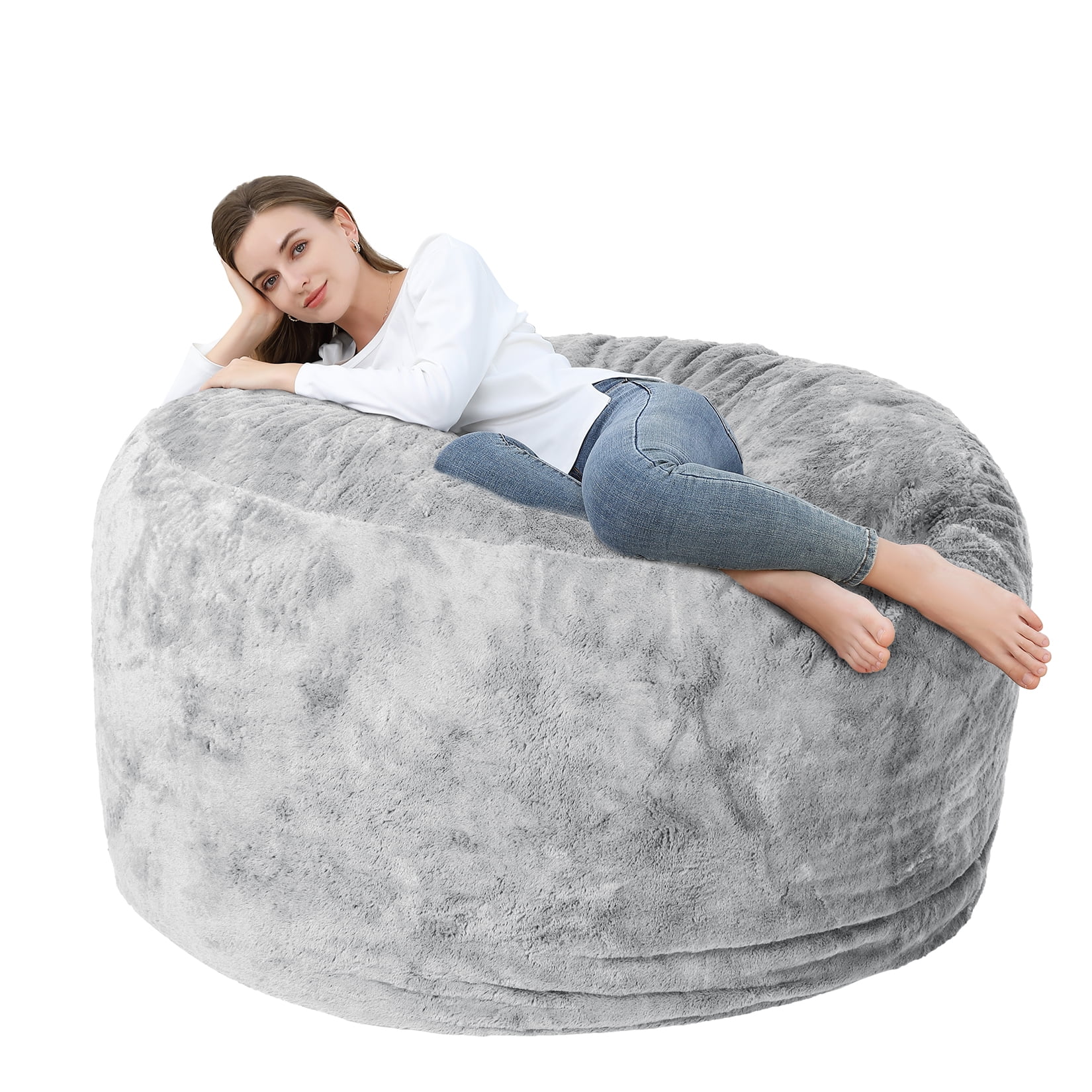Bean Bag Chair Cover (No Filler), Beanbag Chair Outside Cover, Big ...