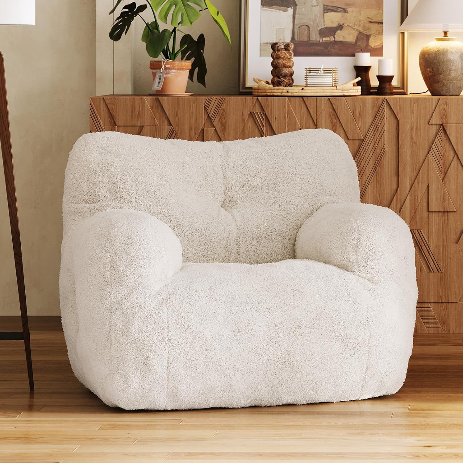 Bean Bag Chair, Filled Beanbag Chairs, Stuffed Bean Bag Chair, Comfy ...