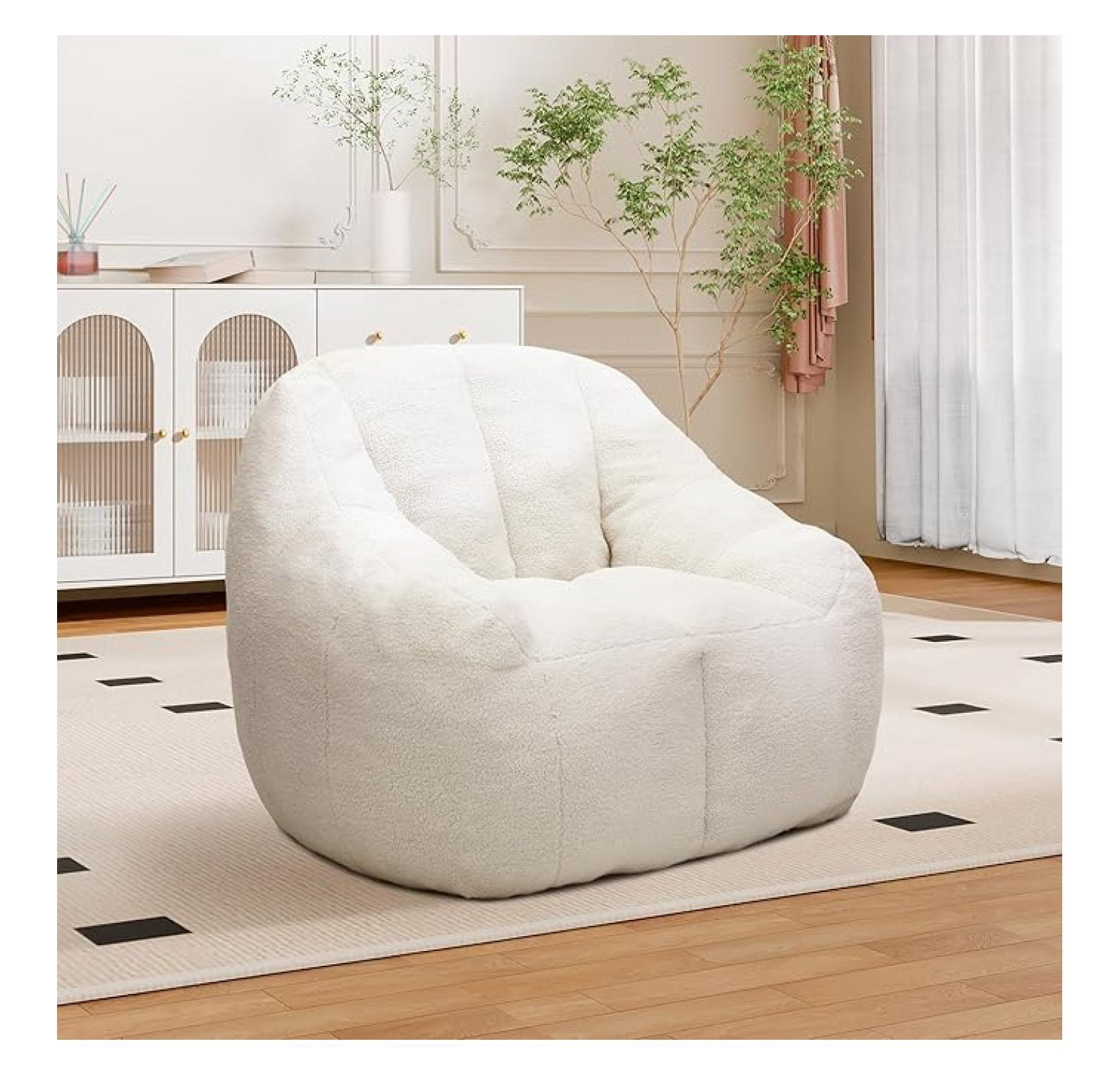 Bean Bag Chair with Filler, Comfy Teddy Bean Bag Chairs for Adults and ...