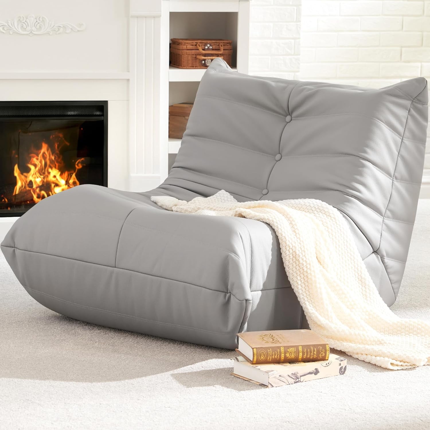 Bean Bag Chair, Giant Bean Bag Sofa, Memory Foam Bean Bag Chairs for ...