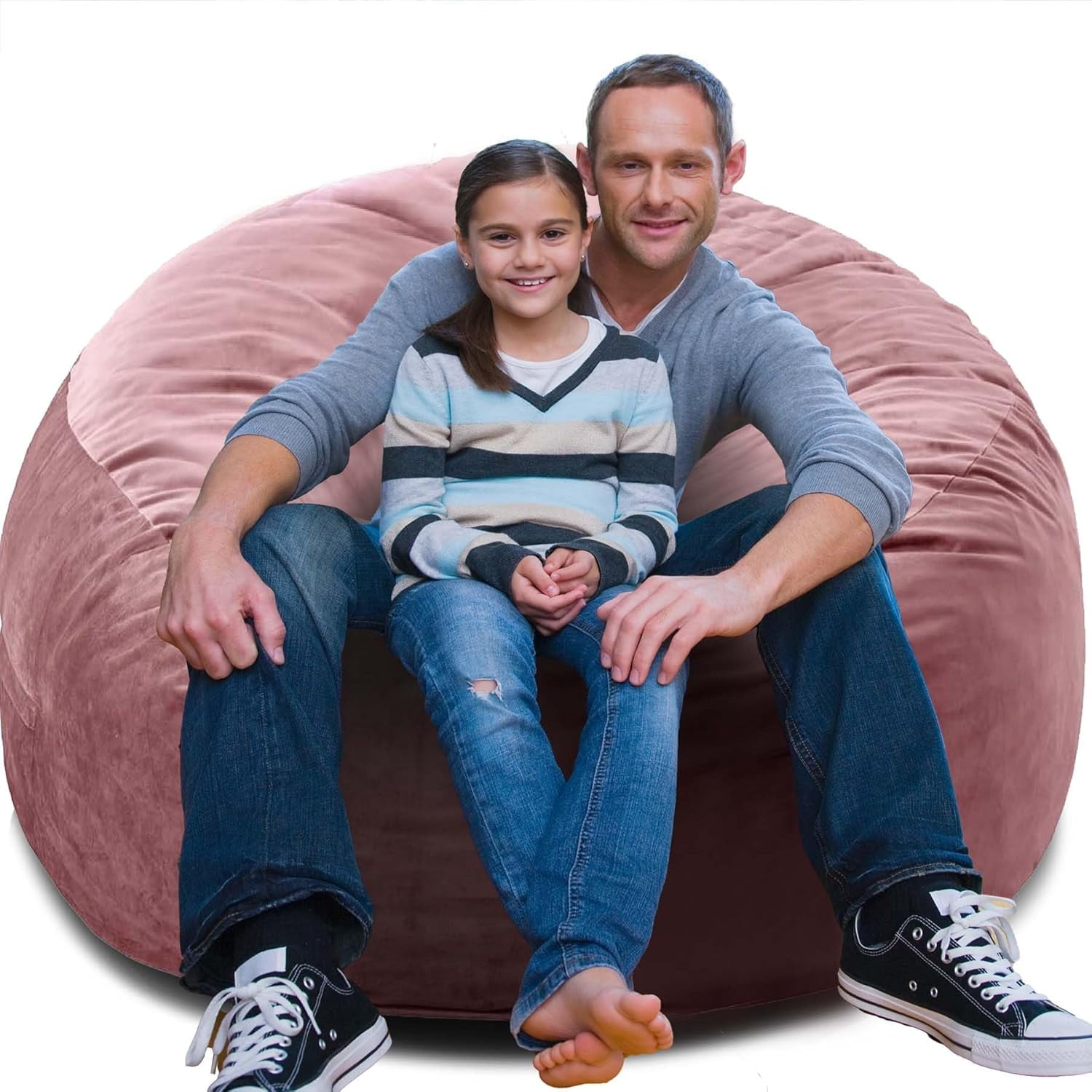 Bean Bag Chairs, Memory Foam Stuffing Bean Bag Chair for Adults/Teens ...
